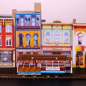 Train Set Scenery - USA Paper Models - Miniature Paper Houses ...
