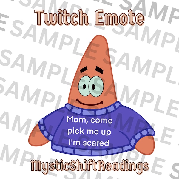 Meme Scared Emote - Etsy