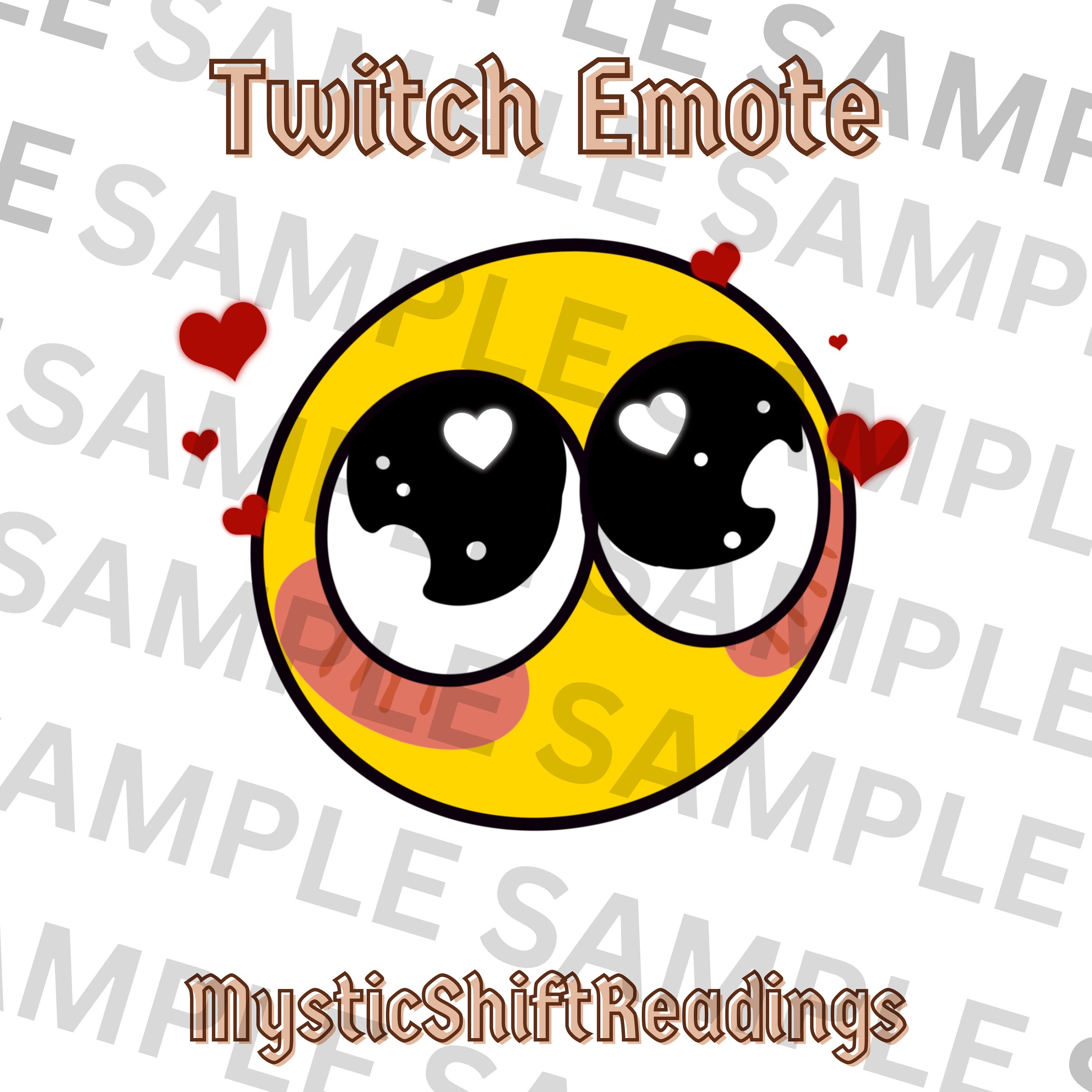 Loving Gaze Emote, Twitch / Discord Emote, Pretty, Love Gaze, Pretty ...