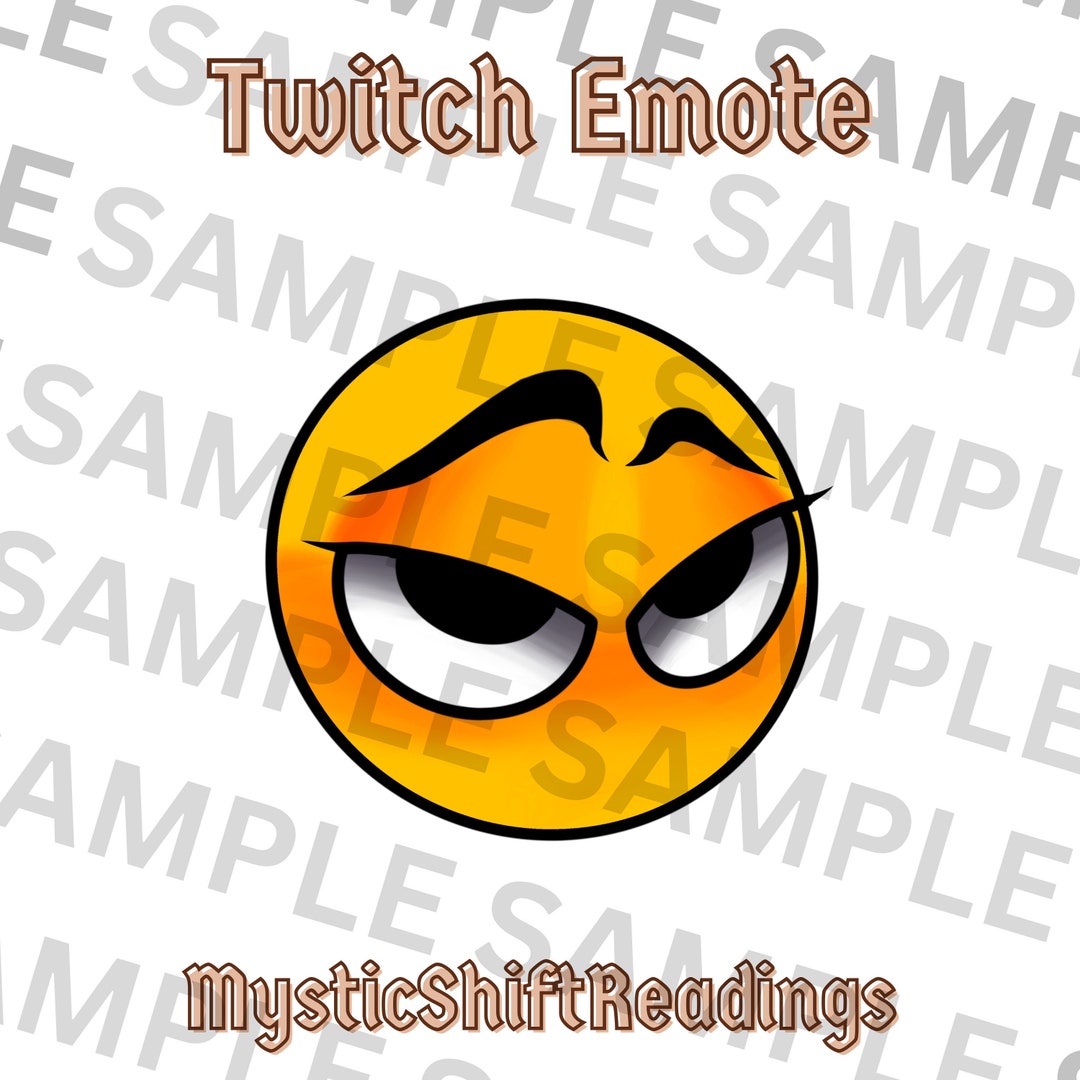 Looking Disrespectfully Emoji, Twitch / Discord Emote, Sultry Emote ...
