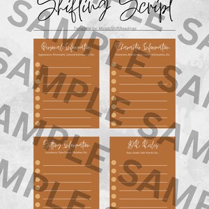 BROAD Shifting Script Digital Download Printable, Desired Reality ...