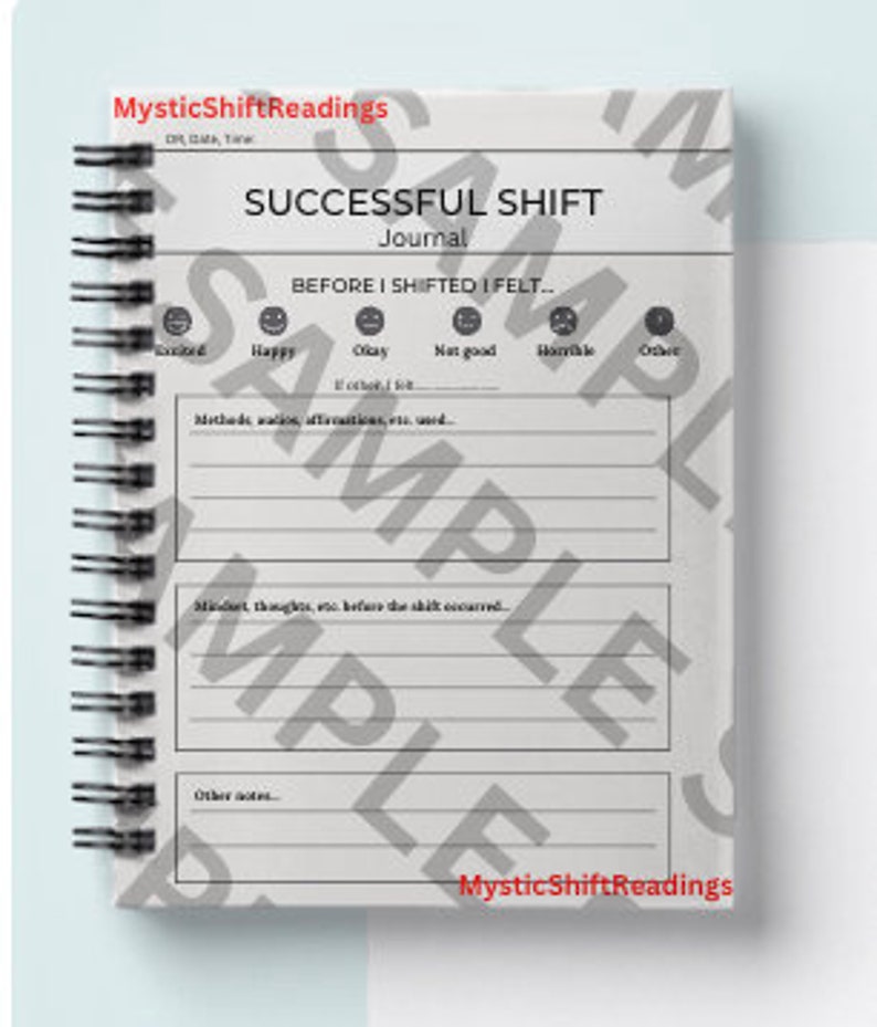 Successful Shifting Journal Page, Digital Journal Page, Printable ...