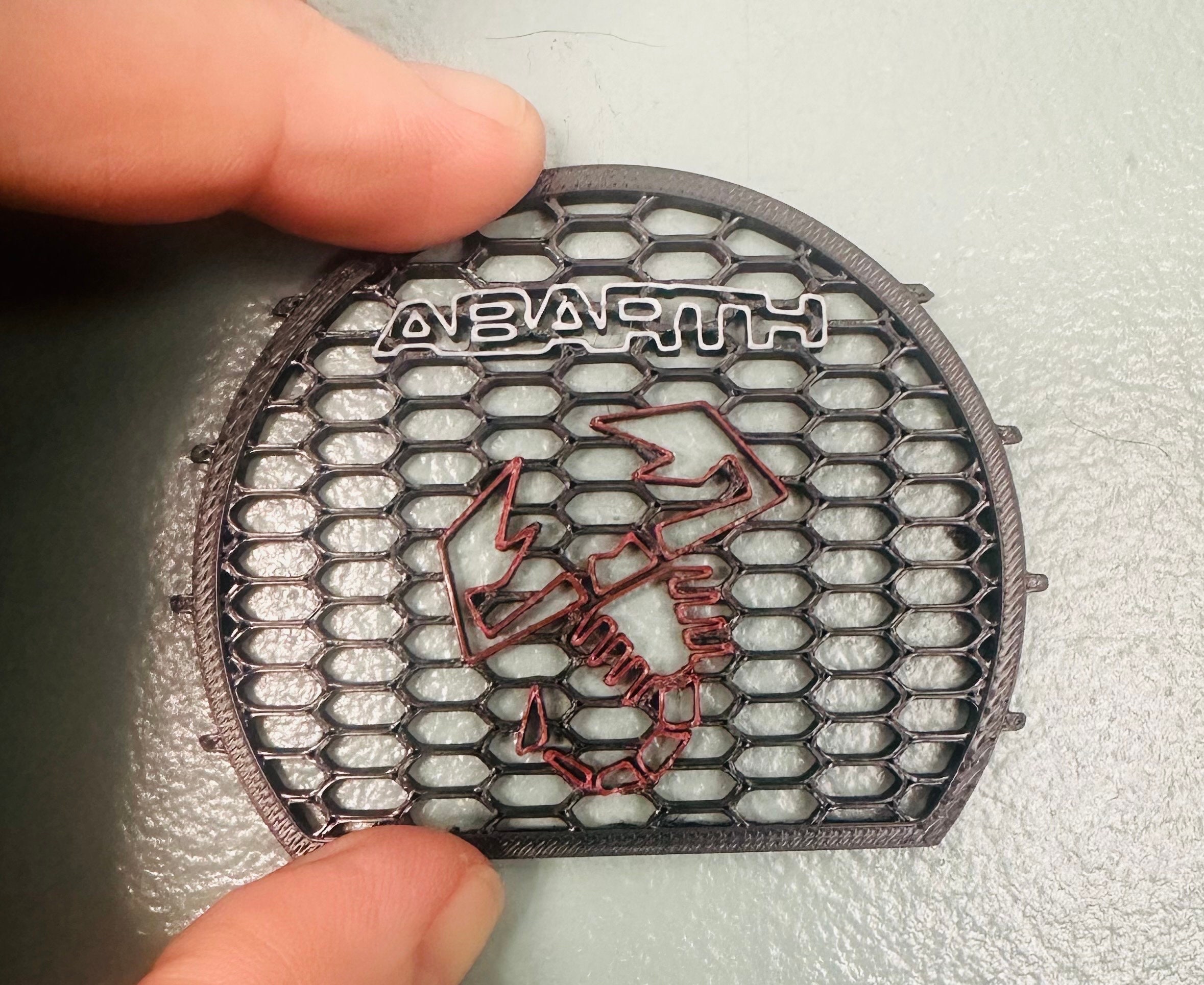 13-15 Fiat 500 Abarth Mesh Grille Vent Insertsabs - Etsy