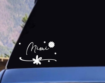 Mimi Mobile Decal Mimi Gift Happiness is Being a Mimi Car - Etsy