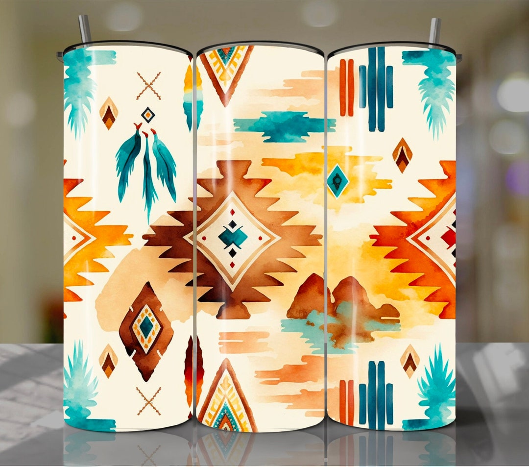 Southwest Native Sublimation Tumbler PNG File Design - Etsy