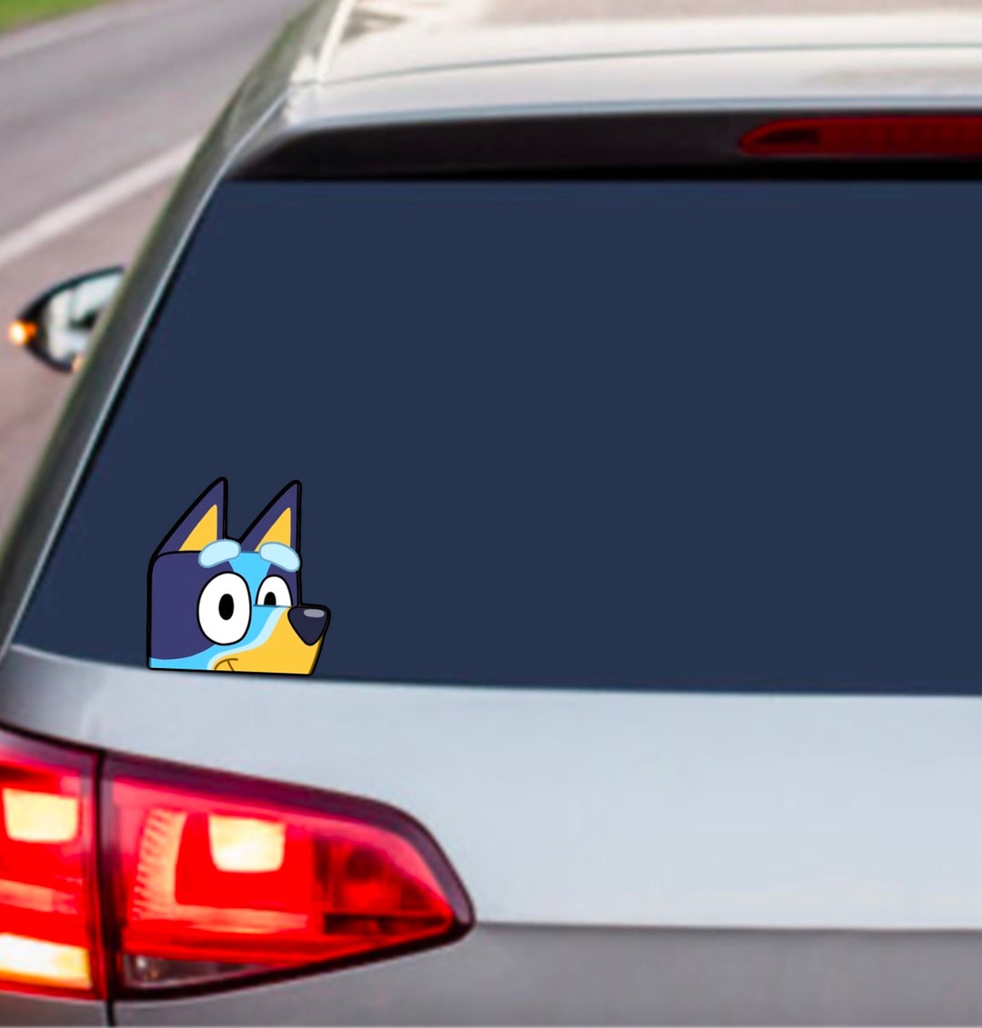 Bluey Heeler Family Window Peeker Stickers Bluey Funny - Etsy Australia