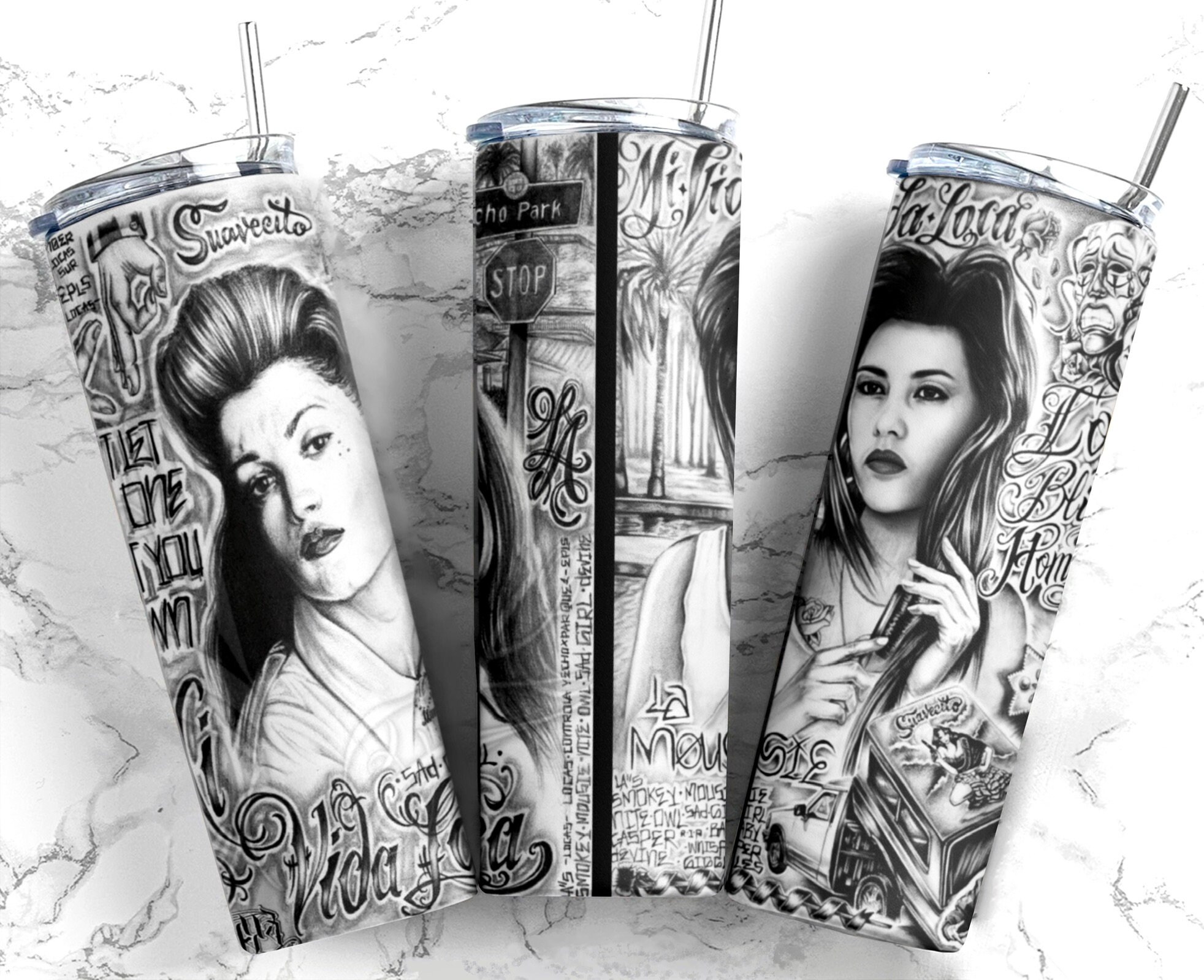 Mi Vida Loca Drawings