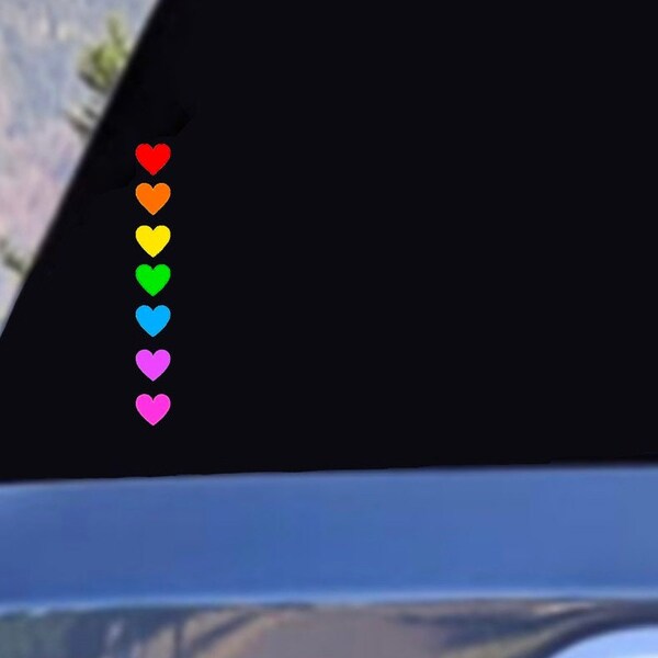 Heart Car Decal - Etsy