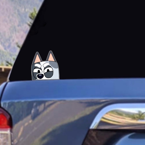 Muffin Bluey Decal - Etsy Australia