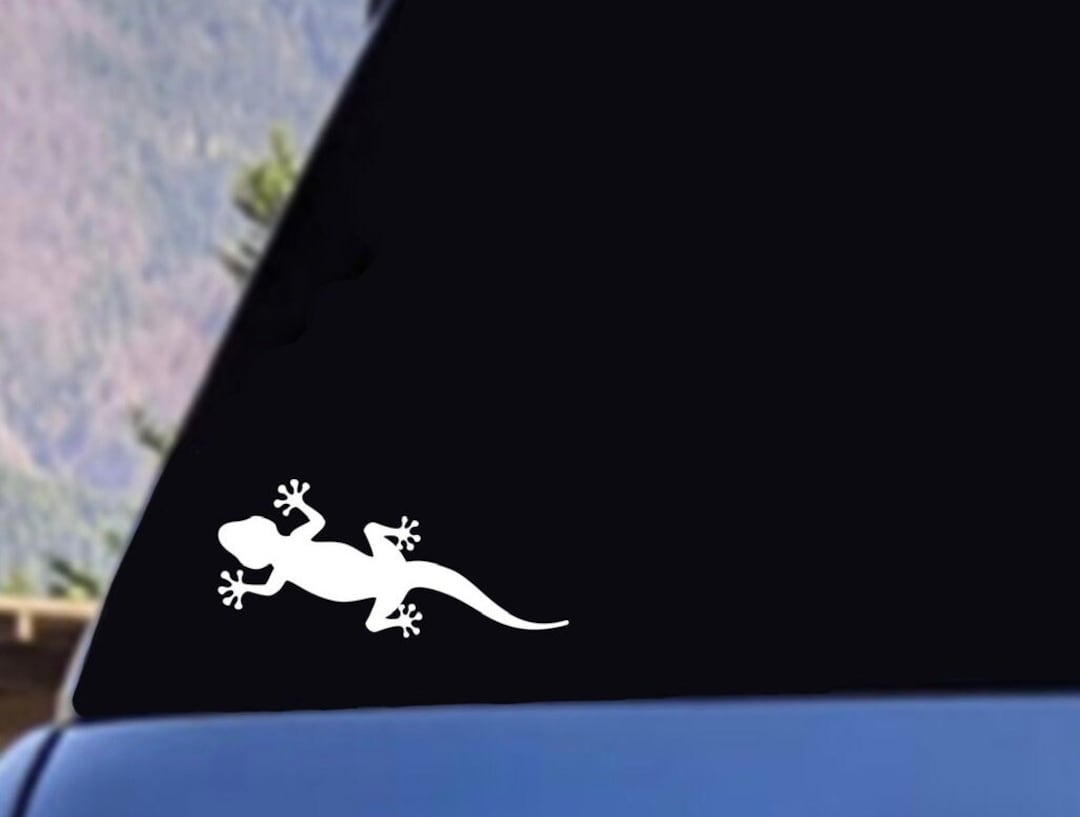 Lizard Gecko Salamander Car Sticker Truck Decal Car Window Sticker ...