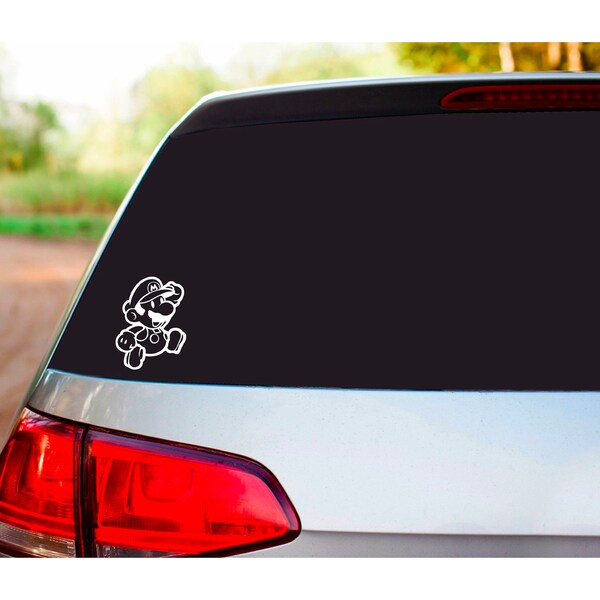 Super Mario Decal Car - Etsy