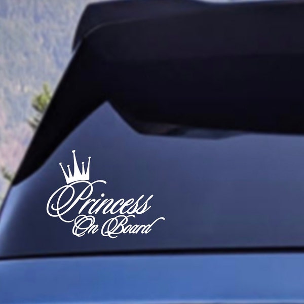 Princess Crown Decal - Etsy