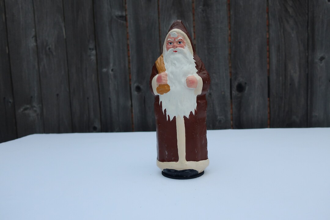 Brown Vintage Santa Claus - Etsy