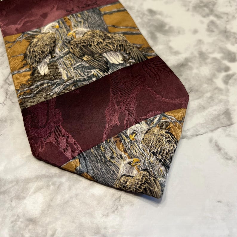 Vintage Rod Frederick Endangered Species “the Nesting Call” Silk ...
