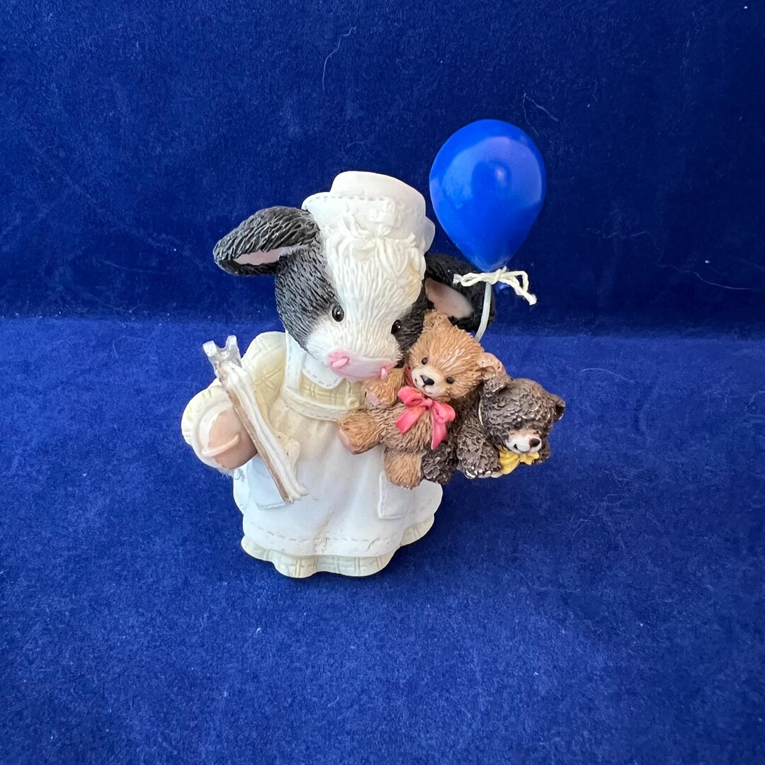 1998 Mary’s Moo Moos “let Moo Take Care of You” Figurine – Nurse Cow ...