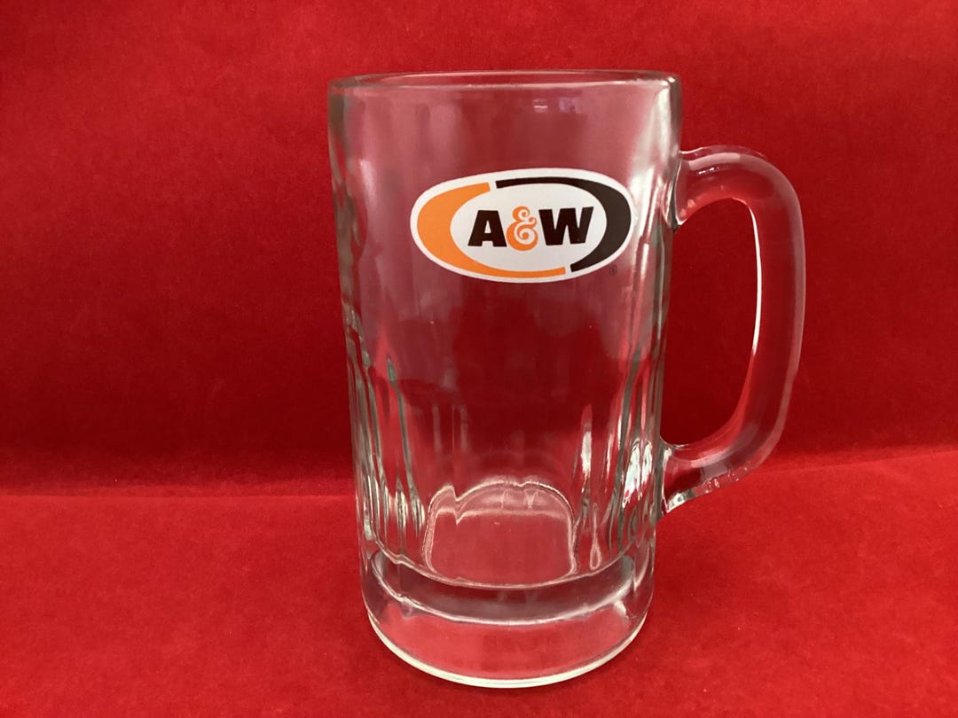 Vintage A&W Glass Mug With Green Tint – Collectible Soda Memorabilia - Etsy