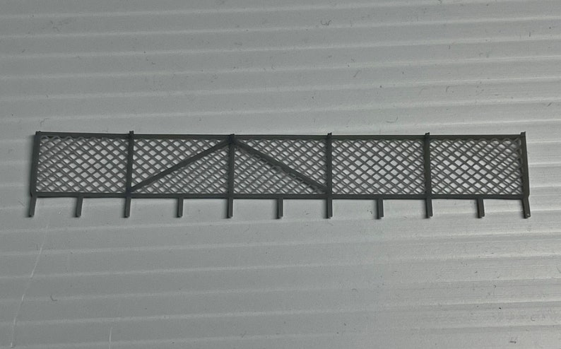 N Scale Chain Link Fence - Set of 5 - Etsy