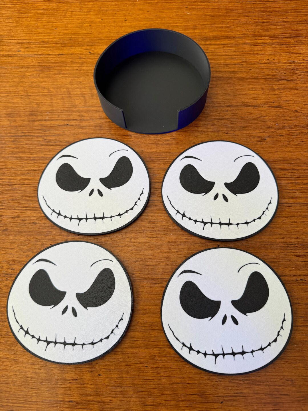 Set of 4 Jack Skellington Coasters - Etsy