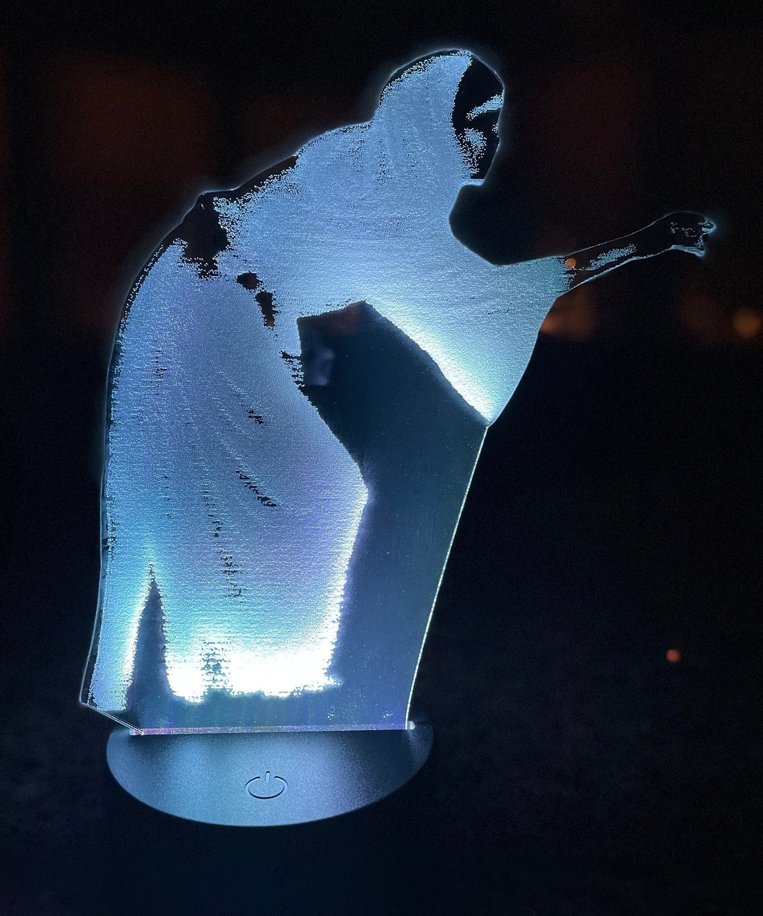Princess Leia Hologram, A New Hope, Edge Lit Acrylic LED Light - Etsy