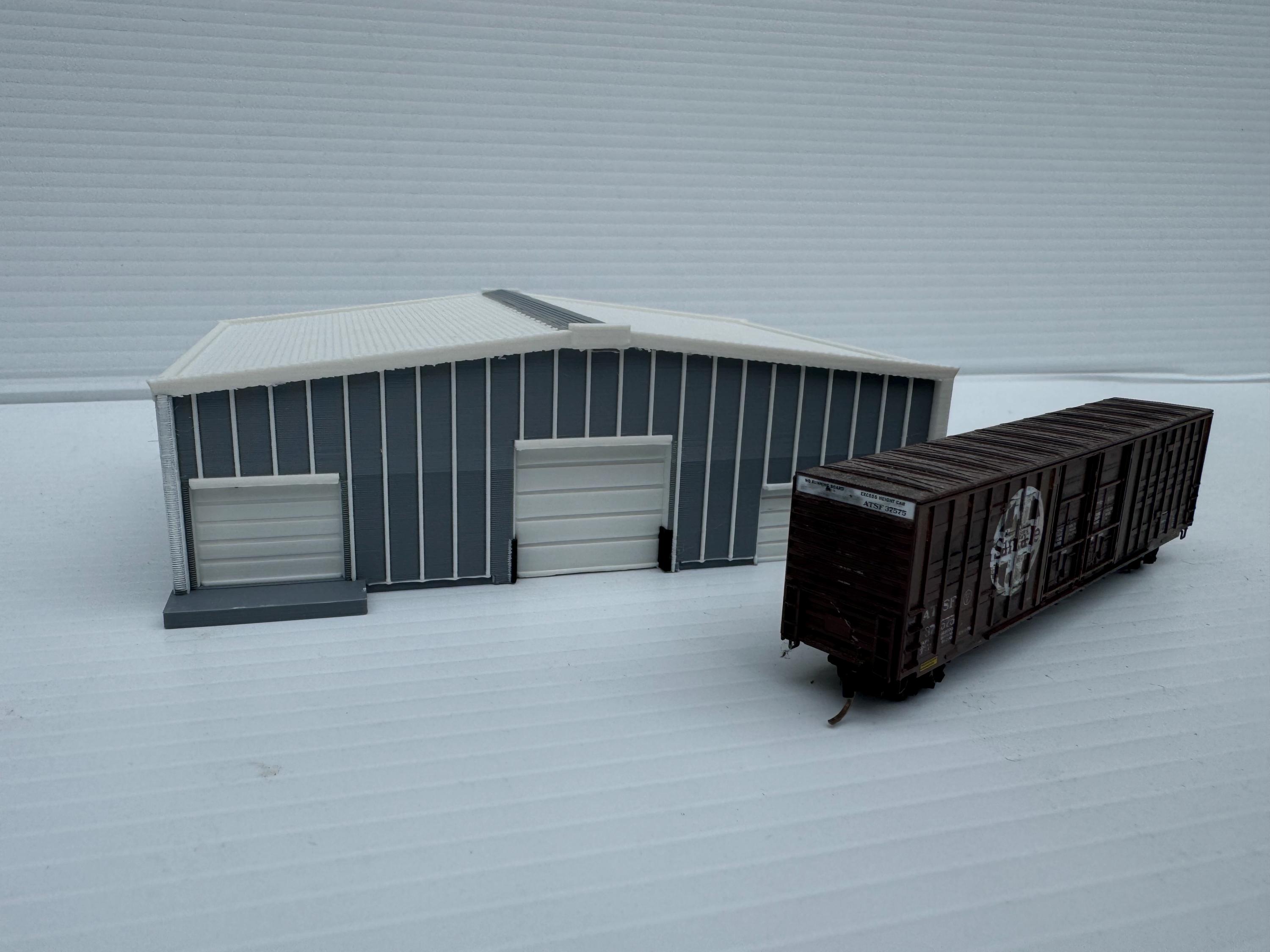 N Scale Warehouse Building - Etsy