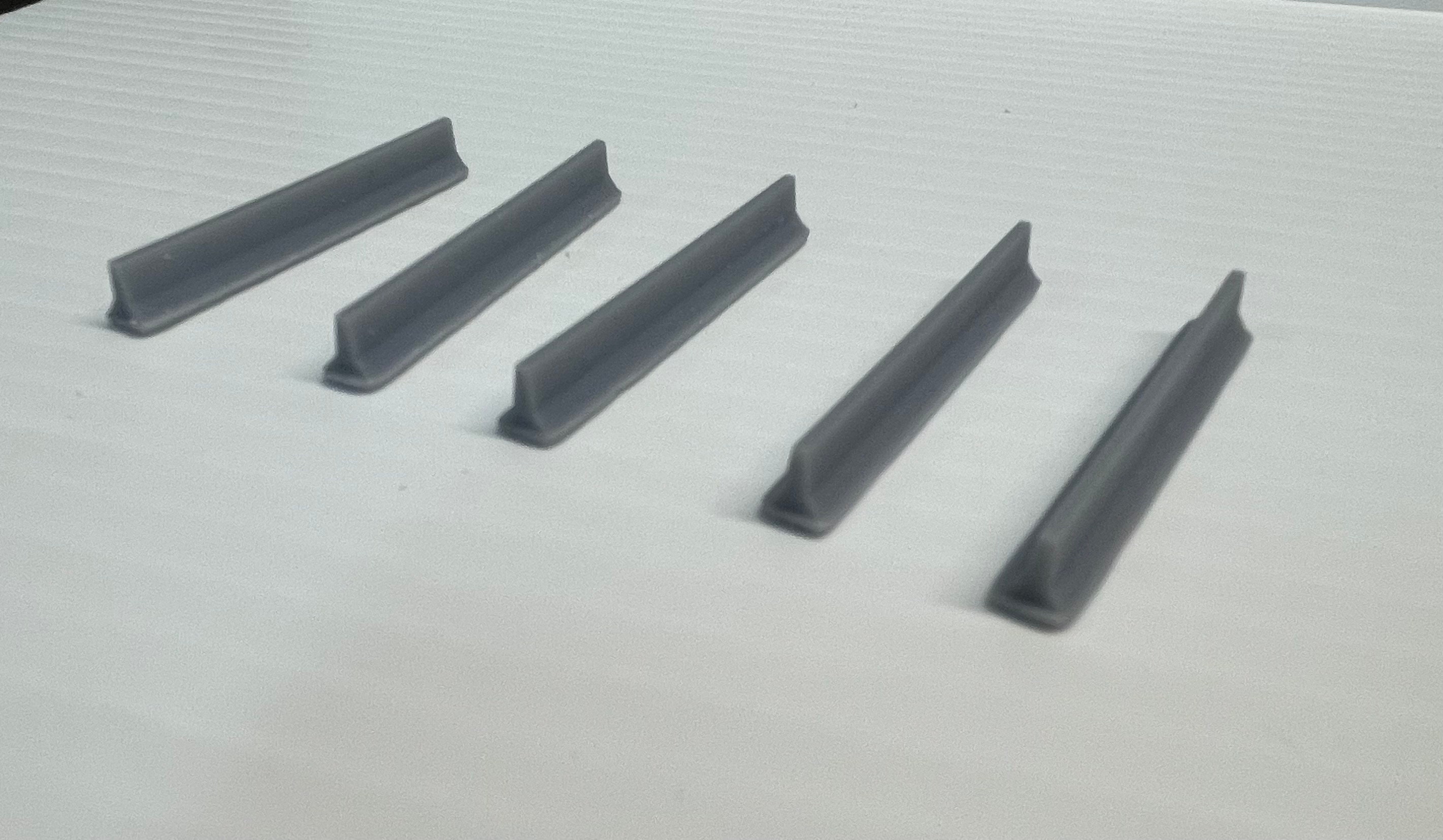 N Scale Concrete Style Jersey Barriers - Set of 5 - Etsy