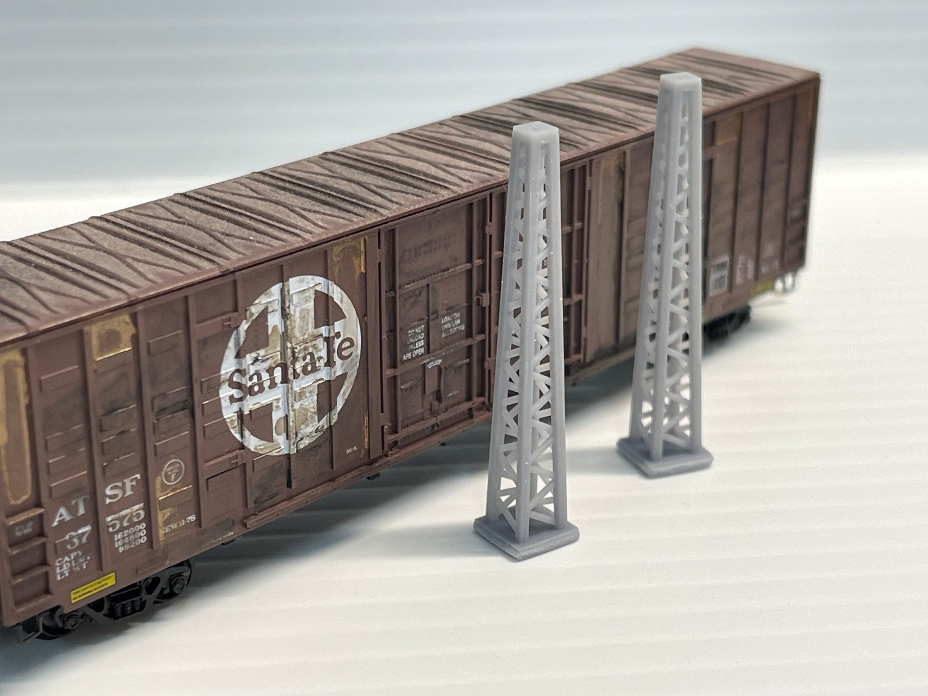 N Scale Electric Line Tower - Set of 8 - Etsy