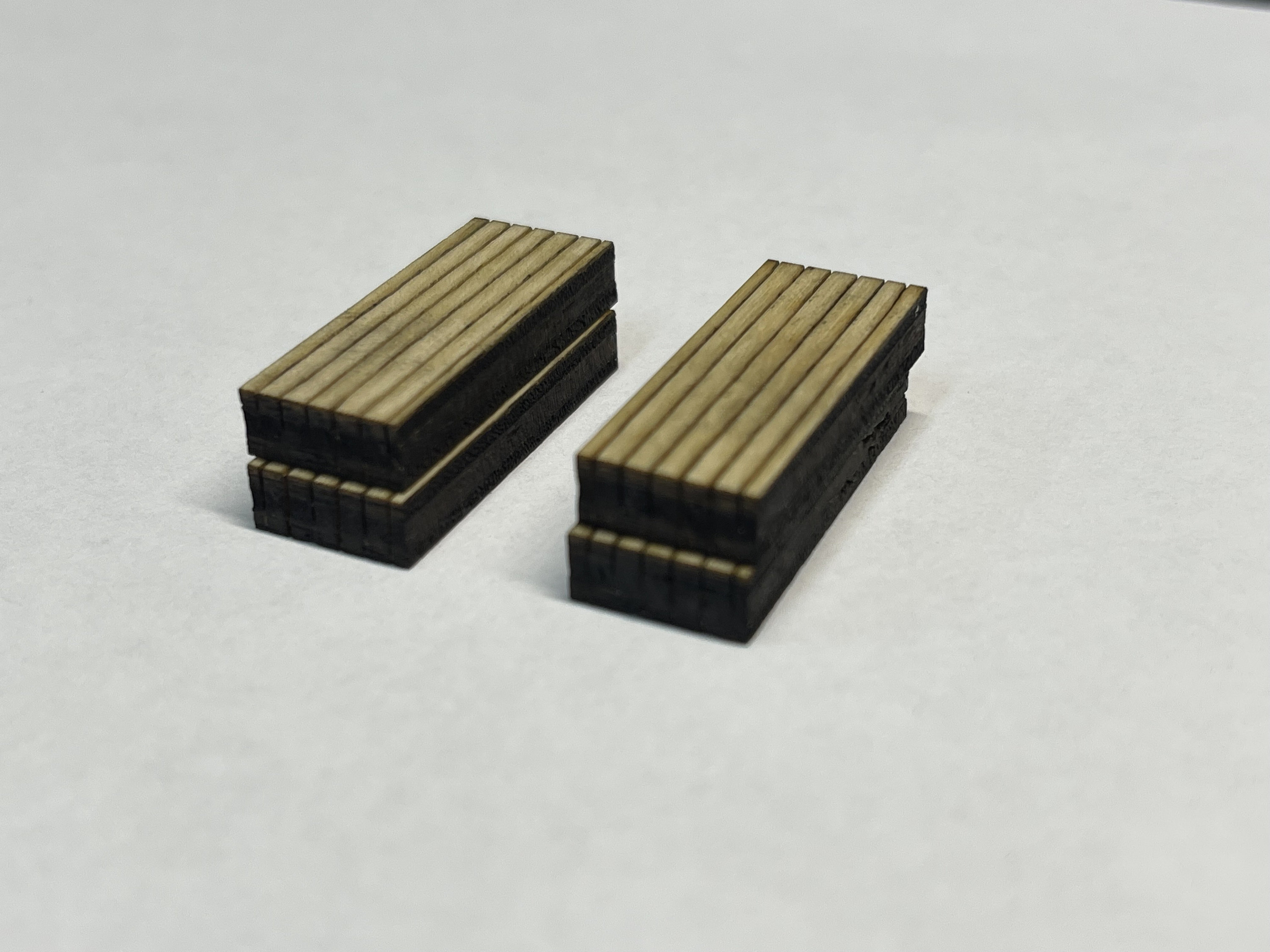 N Scale Wood Stack - Set of 4 - Etsy