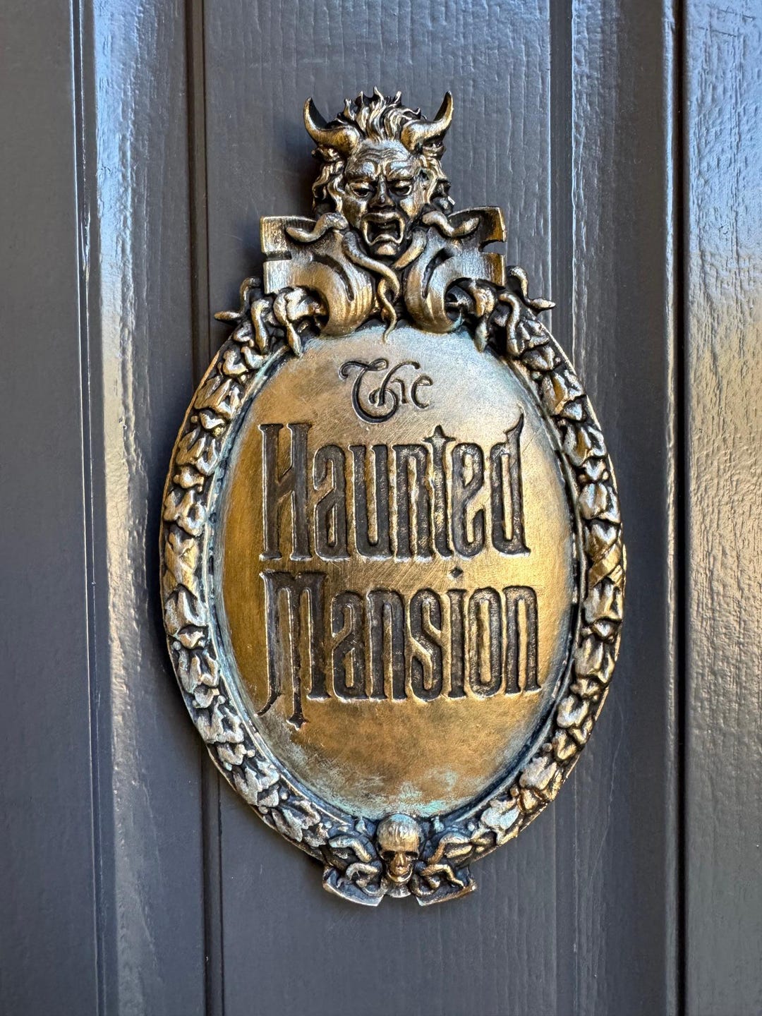 Haunted Mansion Attraction Plaque - Etsy