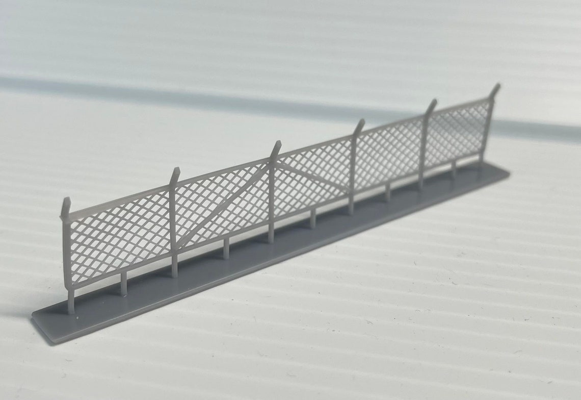 N Scale Chain Link Fence Set of 5 - Etsy