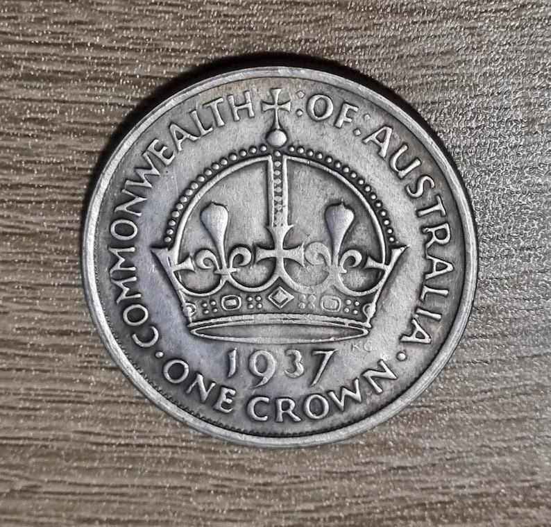 1937 Australian Crown Collectors Coin Album Filler Token - Etsy