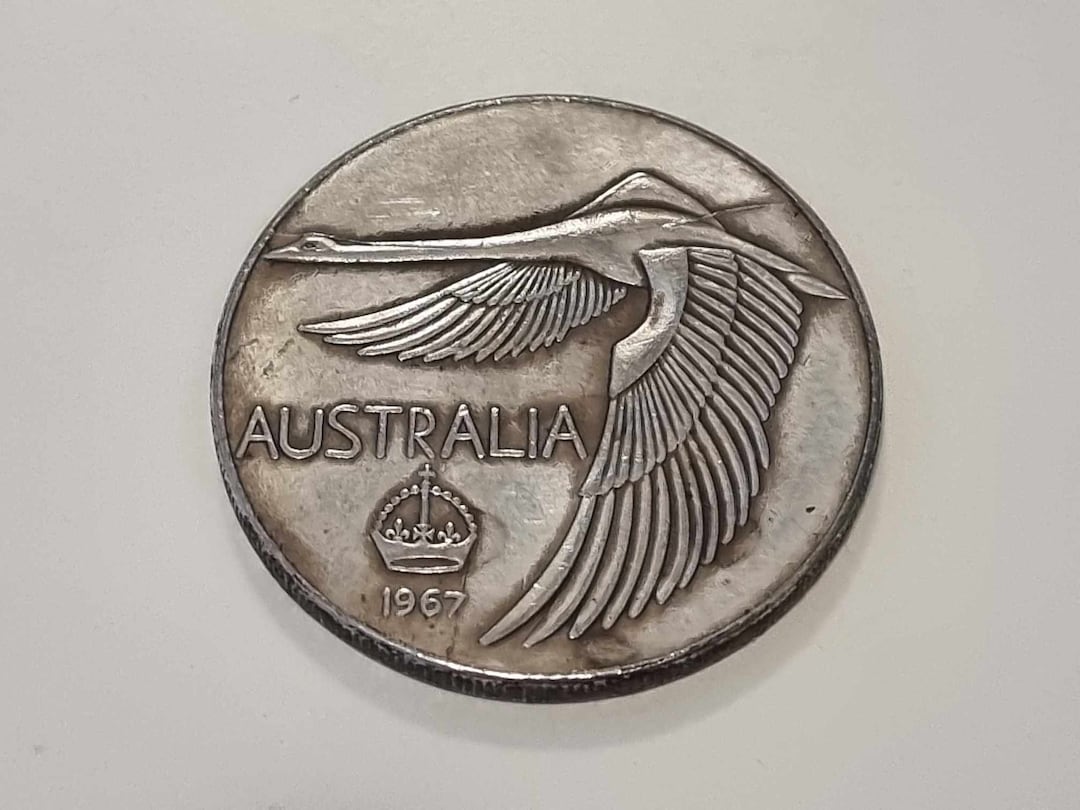 1967 Australian Swan Pattern One Dollar 100 Cents Token Filler - Etsy