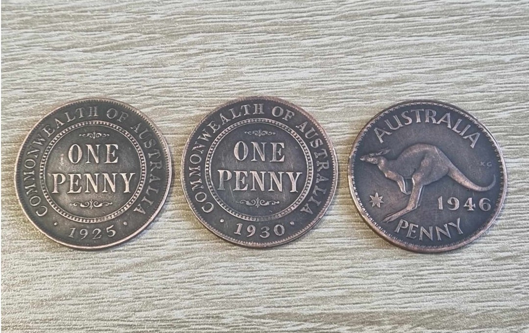 1925 1930 1946 Razoo One Penny KGV Collectors Filler Coin Minelab ...