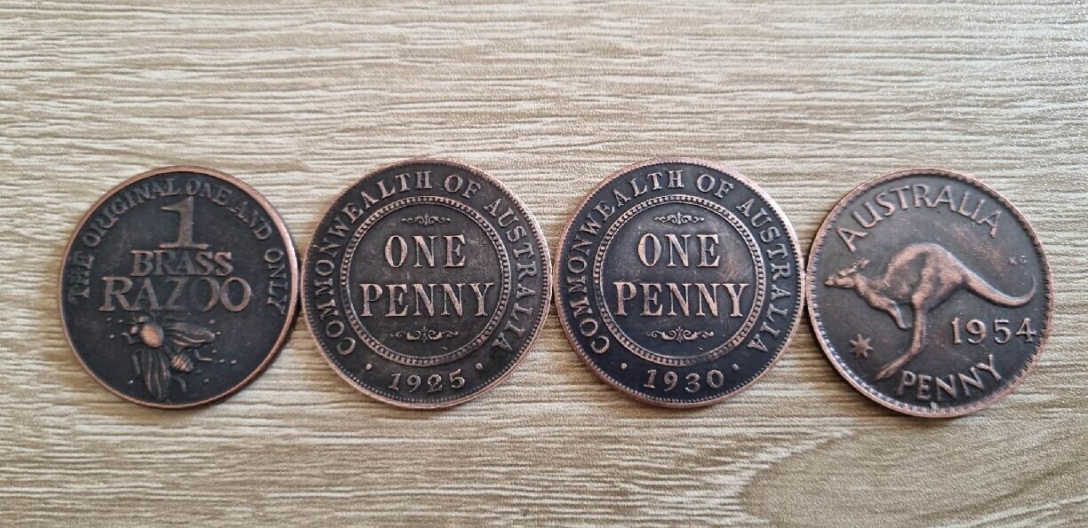 1925 1930 1946 Razoo One Penny KGV Collectors Filler Coin - Etsy