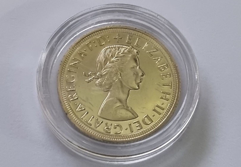 1963 Gold Sovereign Collectors Coin Album Filler - Etsy