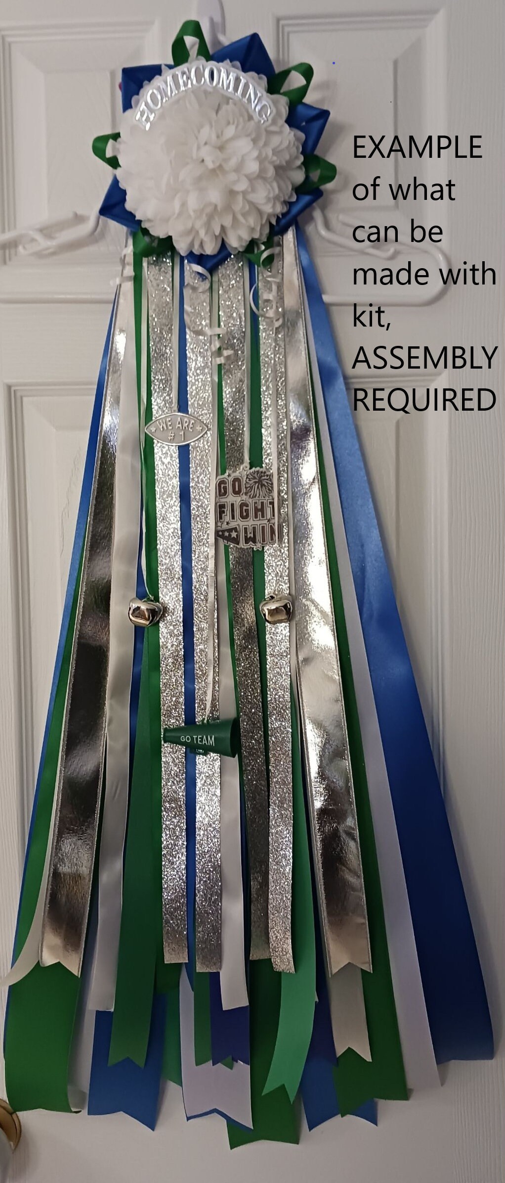 Basic Homecoming Mum Kit, School Spirit, DIY Homecoming Mum, Spirit Mum ...