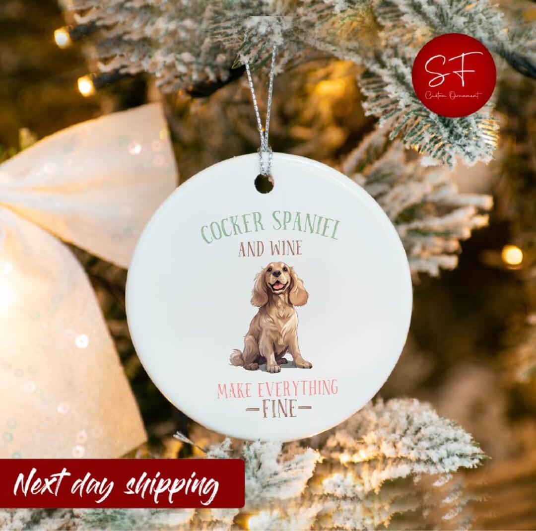 Cocker Spaniel Dog Owner Ornament Cocker Spaniel Dog Lover - Etsy