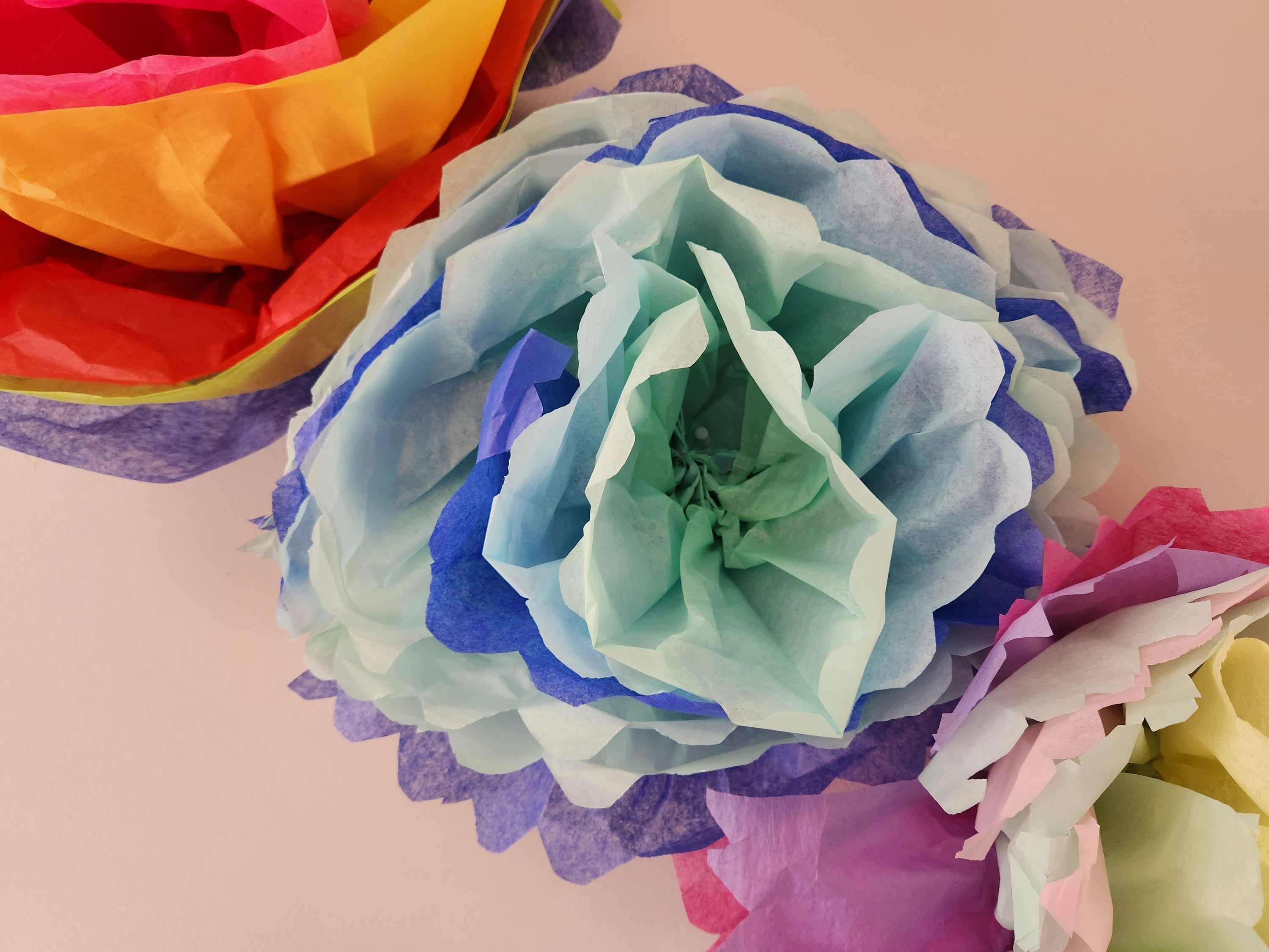 Tissue Paper Flowers! - Etsy