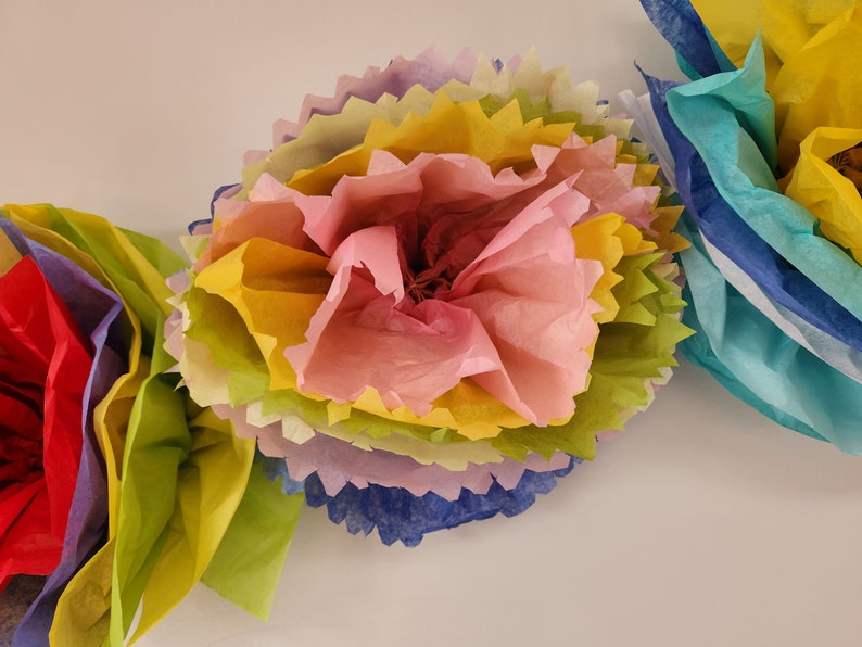 Tissue Paper Flowers - Etsy