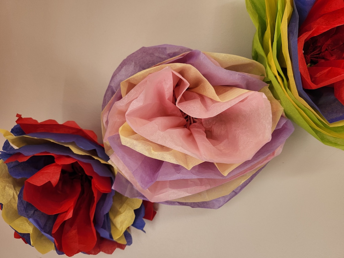 Tissue Paper Flowers! - Etsy