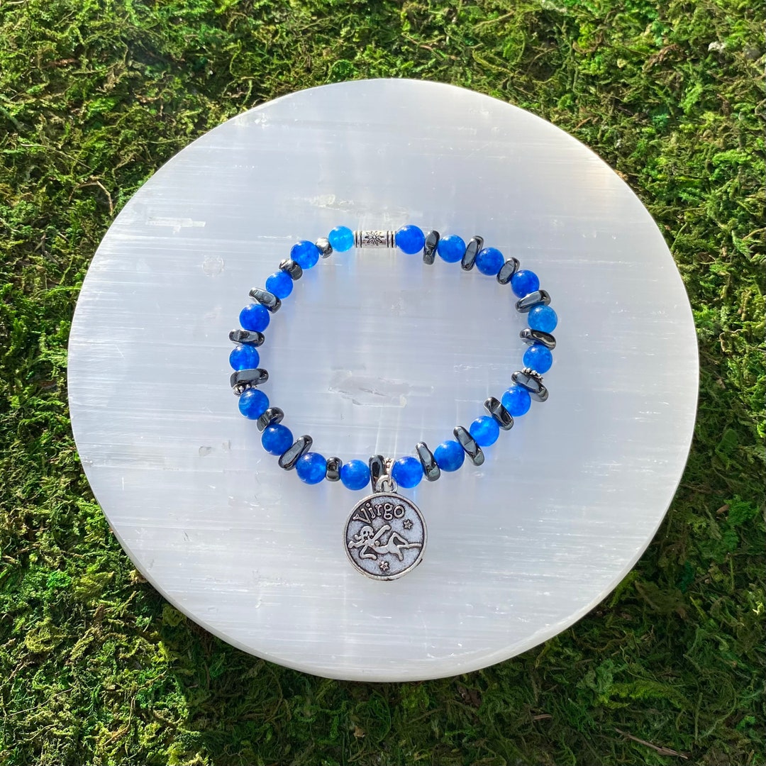 VIRGO BRACELET Crystal Healing Charm Bracelet Gift for - Etsy