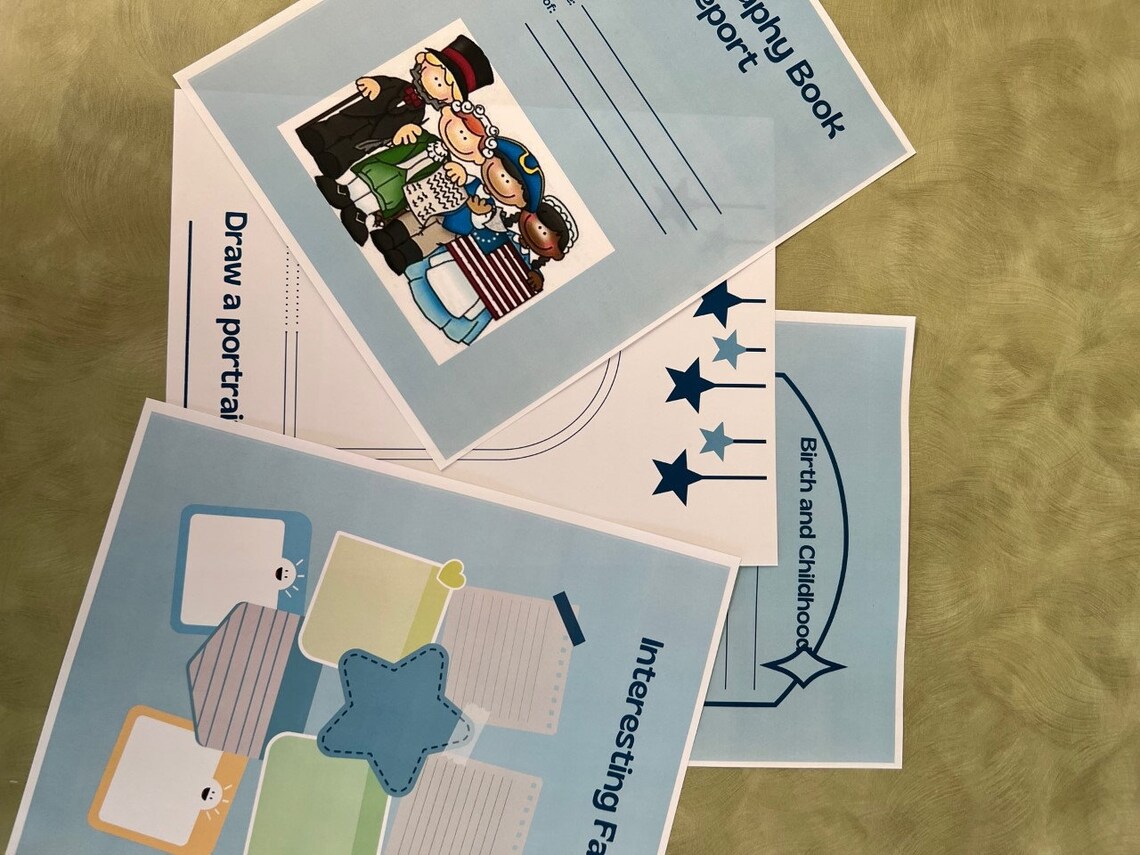 Kid Printable Book Report Bundle - Book Reviews - Etsy