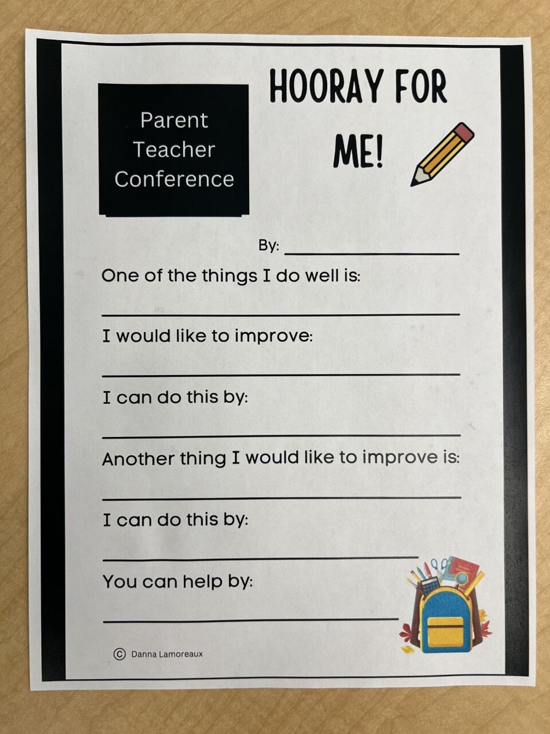 Parent Teacher Conference Form, Elementary - Etsy