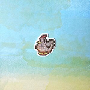 Stardew Valley Sticker, Stardew Valley Chicken Art, Chicken Sticker ...