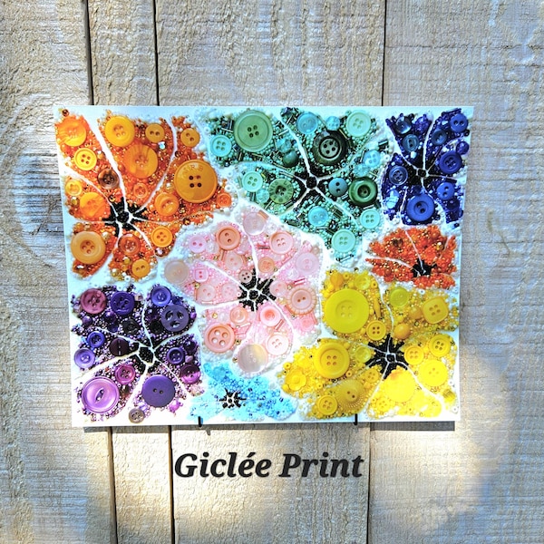 Button Mosaic - Etsy