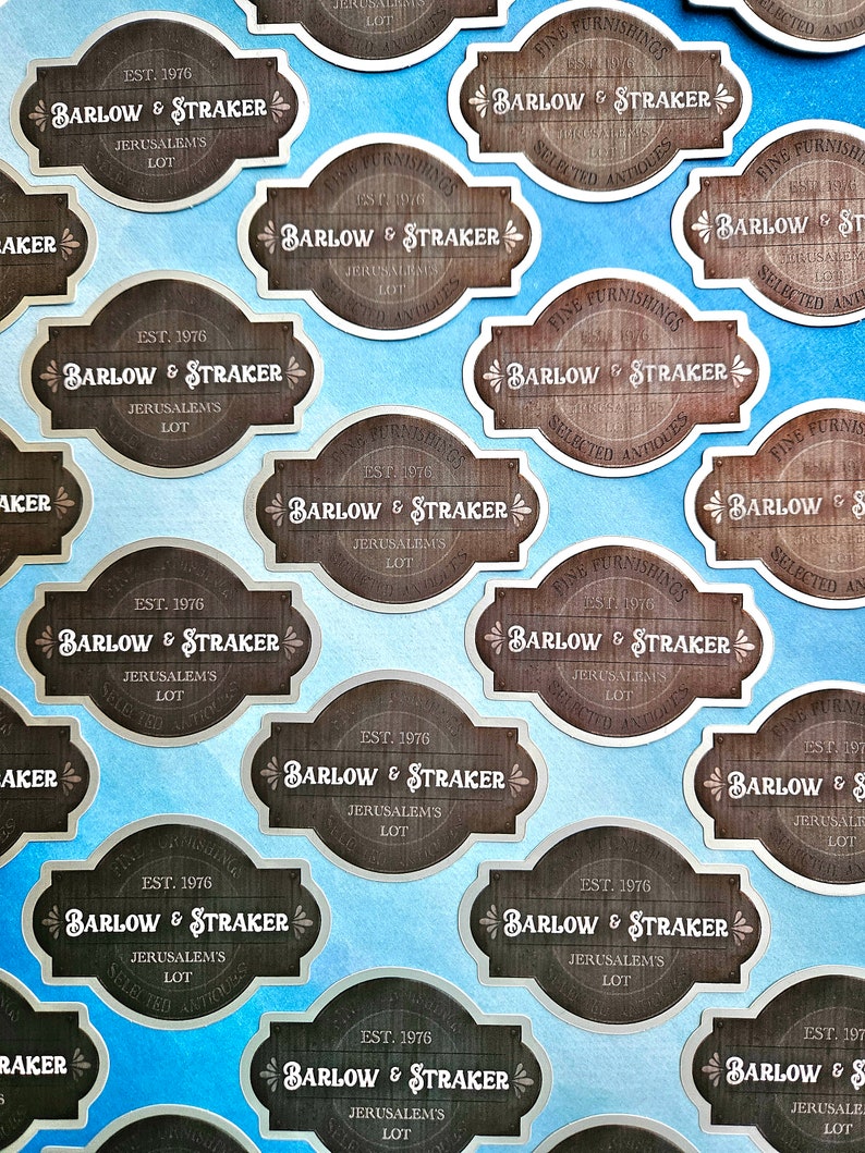 Salem's Lot Sticker, Barlow & Straker, Stephen King Horror Art - Etsy