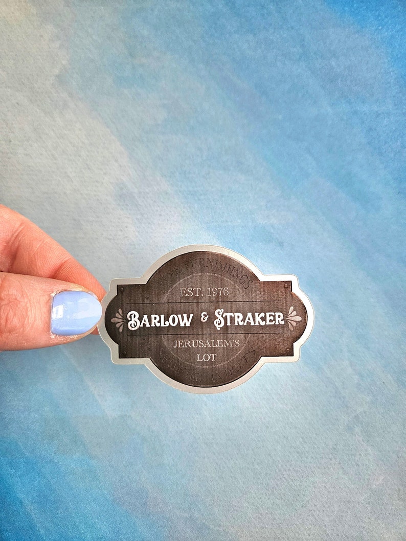 Salem's Lot Sticker, Barlow & Straker, Stephen King Horror Art - Etsy