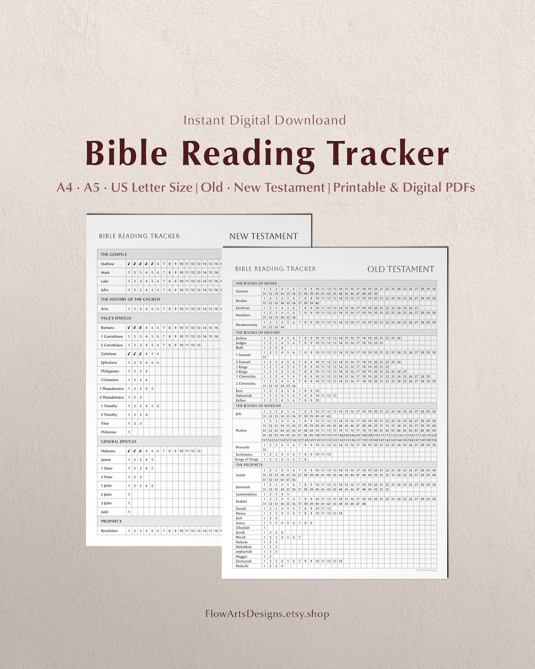 Bible Reading Tracker | Bible Reading Plan Printable | Bible Chart ...