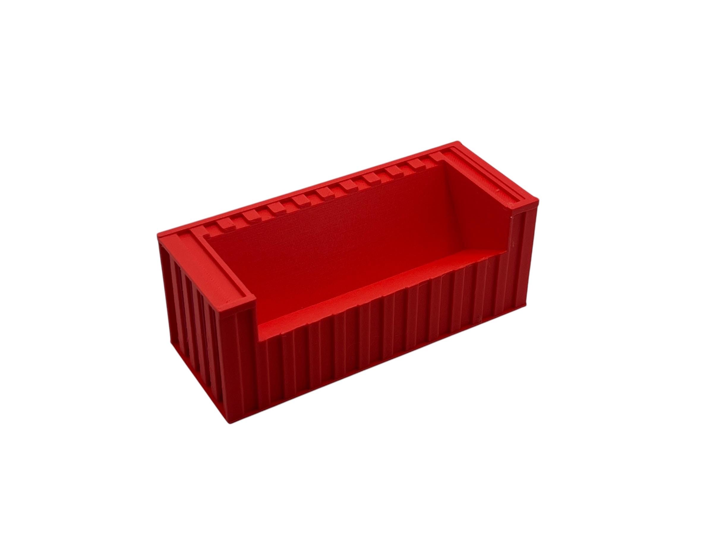 Mini Shipping Container Business Card Holder, 3D Printed Desk Organizer ...