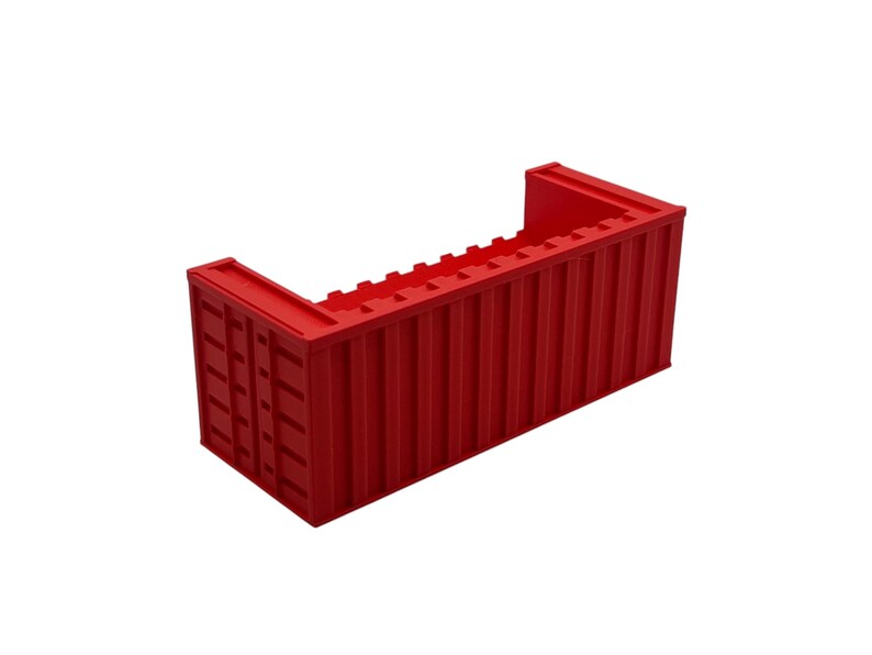 Mini Shipping Container Business Card Holder, 3D Printed Desk Organizer ...