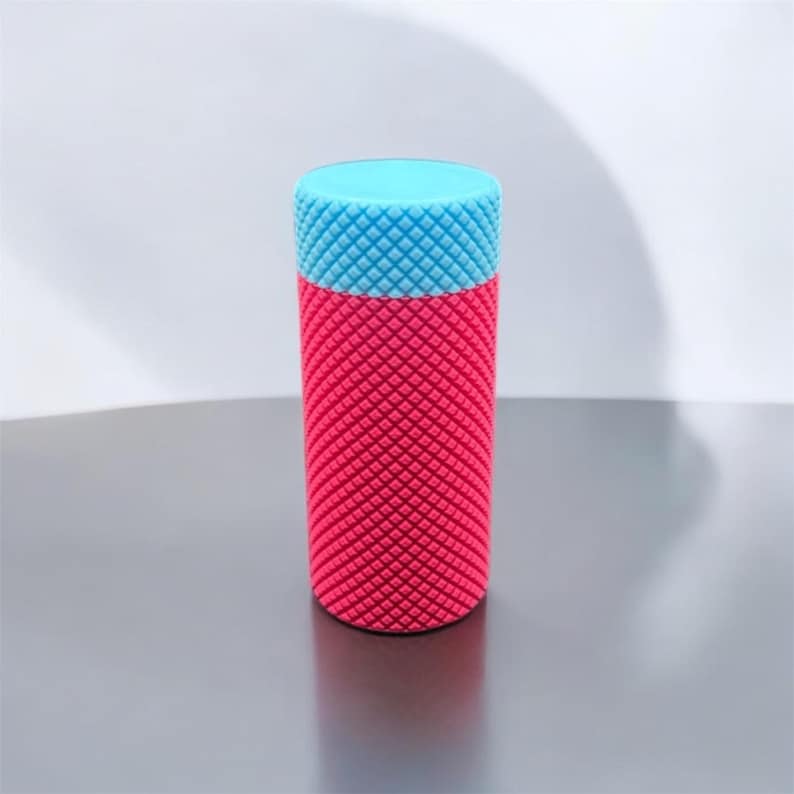 Knurled Twist Container, Self Closing, Quarter Holder, Fidget Toy ...